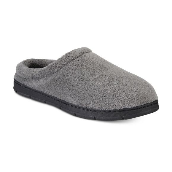 Club Room | Shoes | Club Room Mens Terry Clog Moccasin Slippers Grey Dm ...